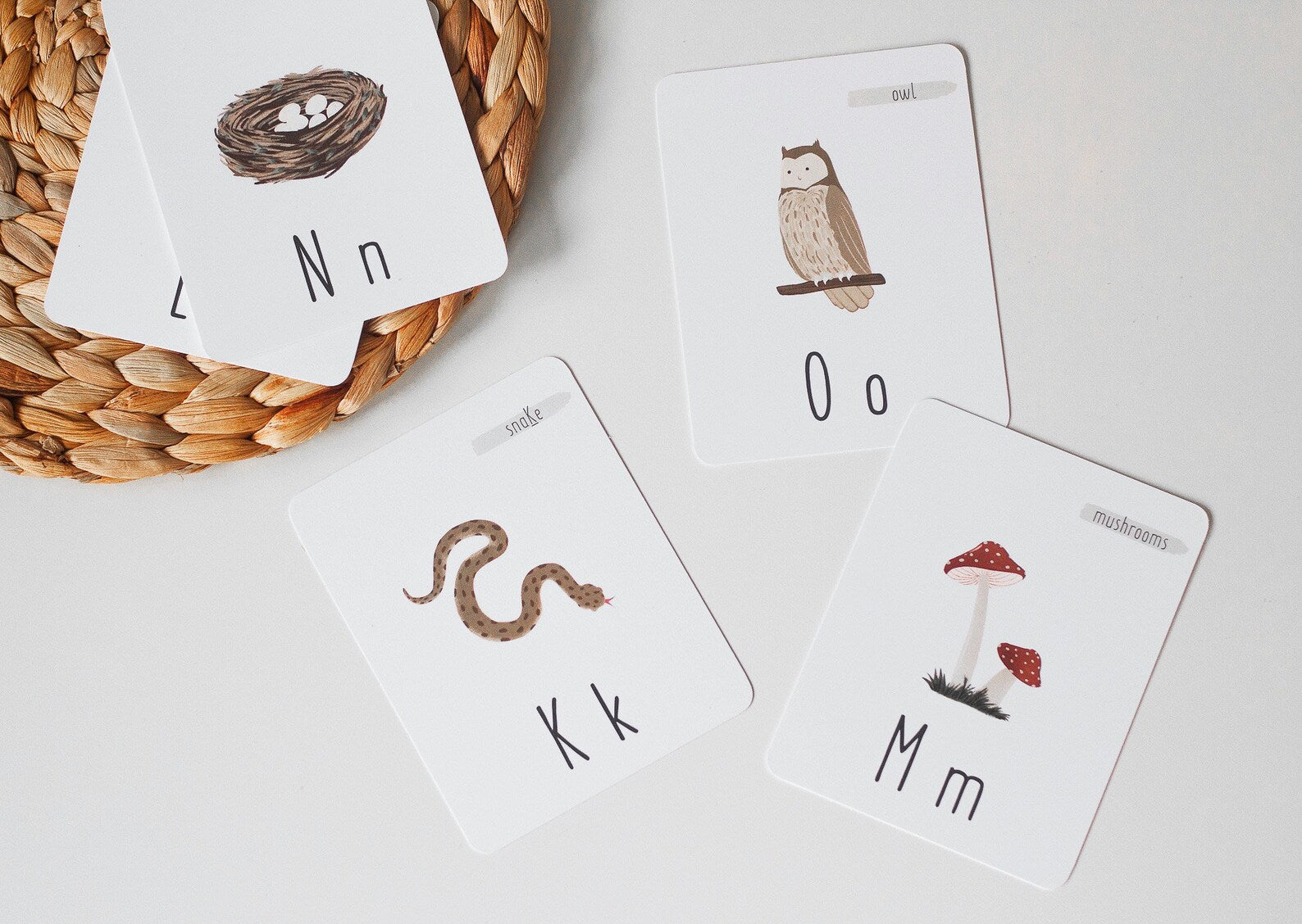 Nature Alphabet Cards – Youhe Baby and Kids Boutique